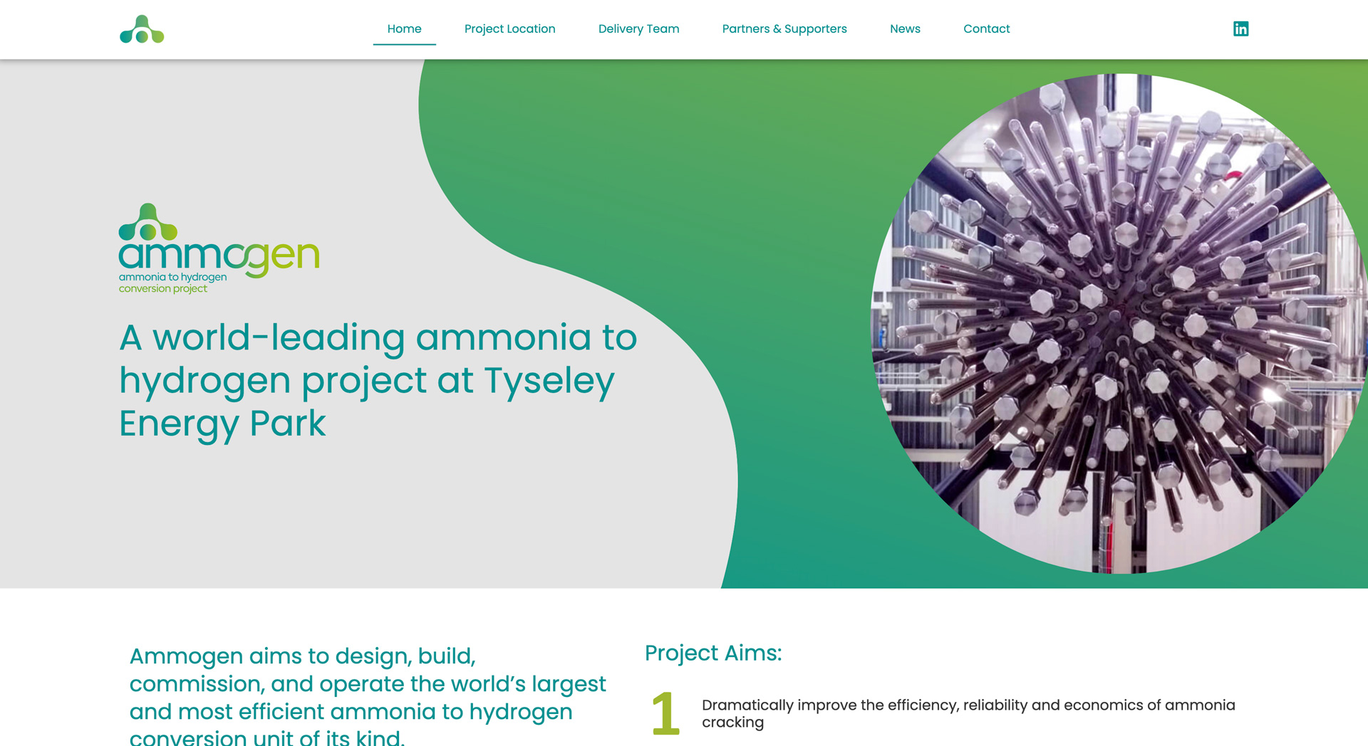 Ammogen - A World-leading ammonia to hydrogen project